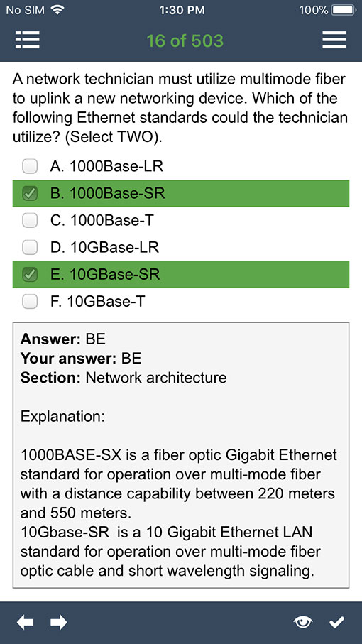 Exam Testing Engine for Mobile